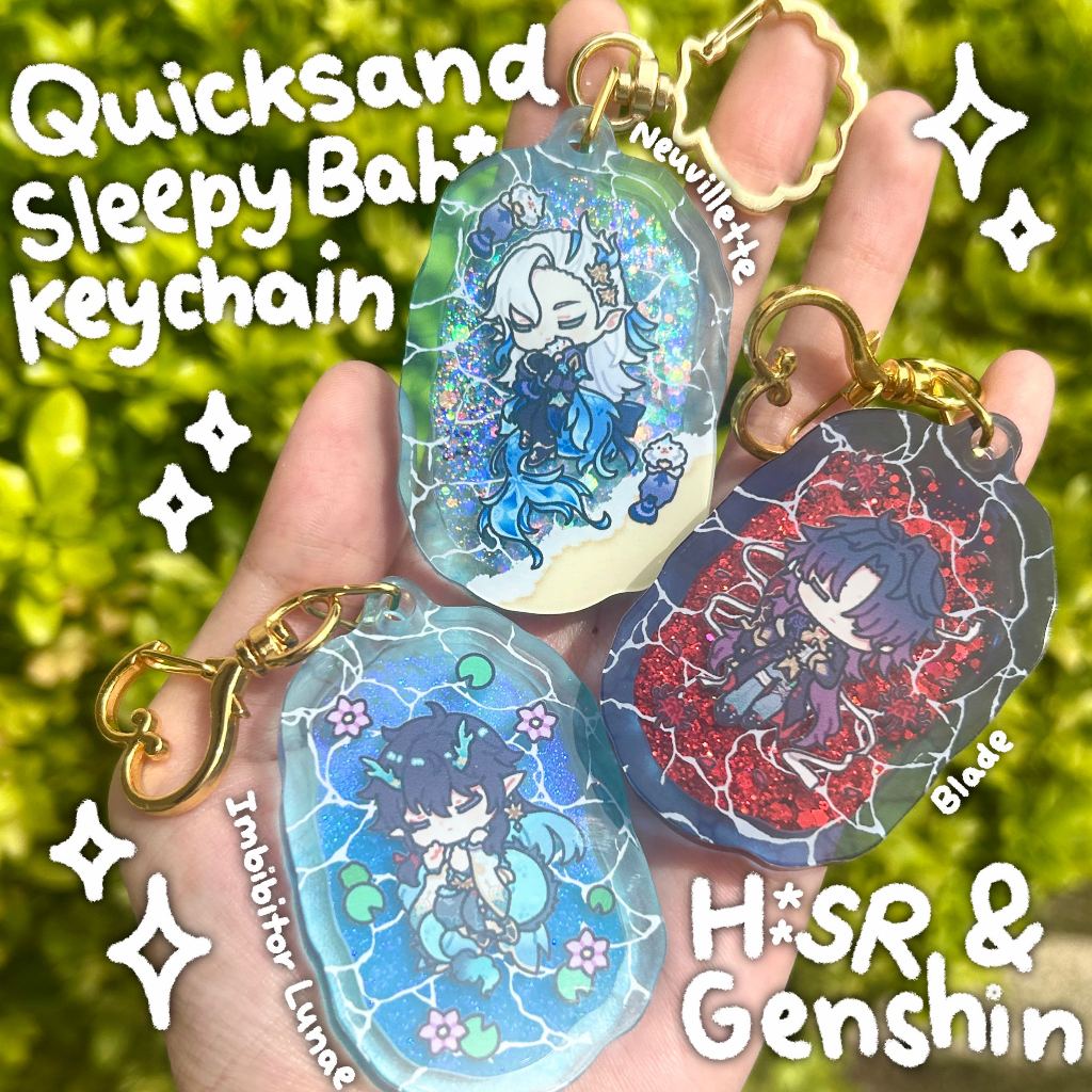 Enzumeii 🌼 Quicksand Keychain Sleepy Babies Genshin Impact & HSR พวง ...