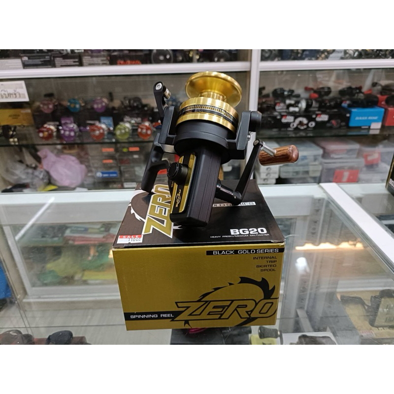 รอก BG Zero #13 / #15 / #20 / #30 สปูนดำทอง | Shopee Thailand