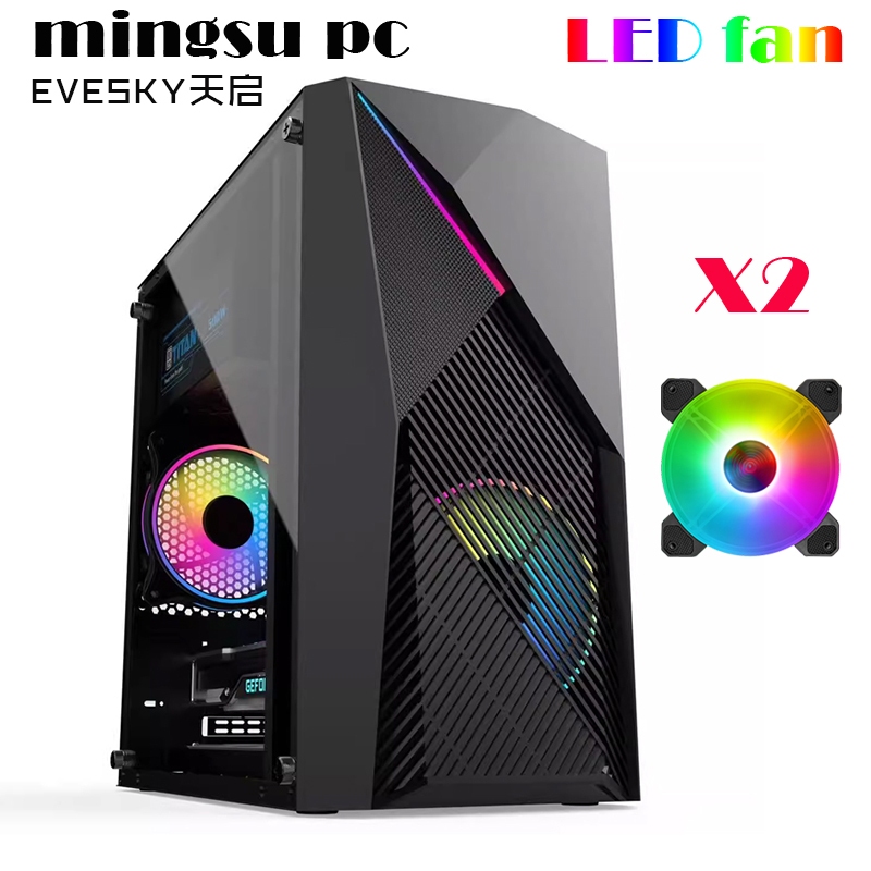 EVESKY Apocalypse เคสคอมพิวเตอร์เดสก์ท็อปคอมพิวเตอร์ MATX ขนาดเล็กระบายความร้อนด้วยน้ำด้านข้าง ...