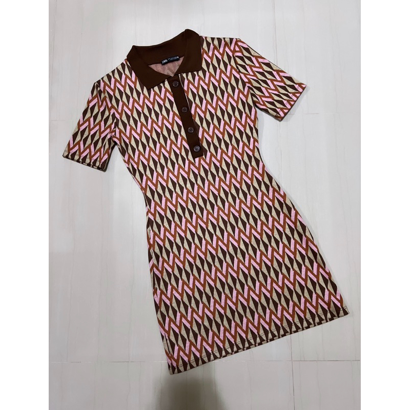 zara mini dress สภาพดี | Shopee Thailand