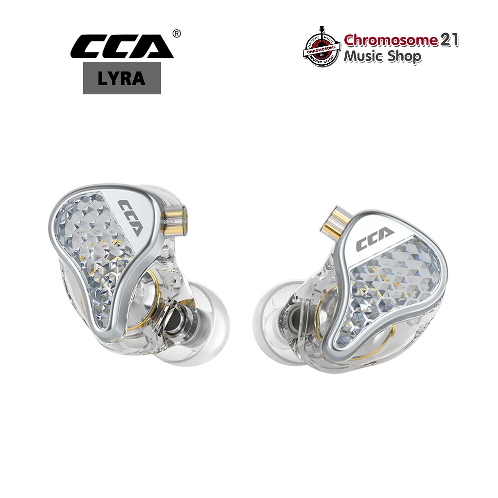 หูฟัง CCA LYRA (สีเงินแบบมีไมค์) หูฟังอินเอียร์คุณภาพดี ในราคาสบาย ...