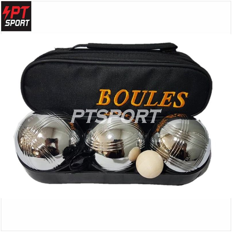 ลูกเปตองพร้อมกระเป๋า รุ่น BOULES (1 ชุด 3 ลูก) ลาย3 | Shopee Thailand