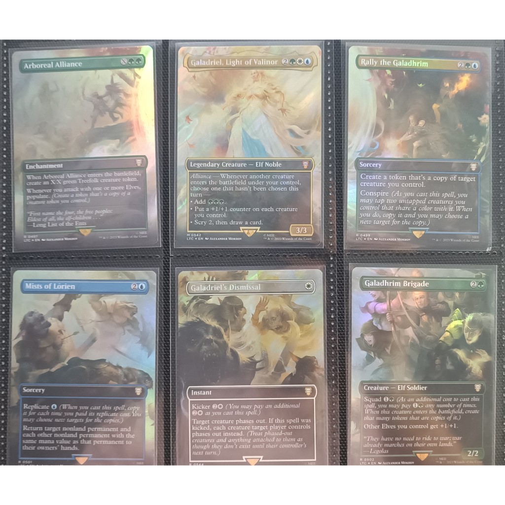 Magic the Gathering Lord of The Ring Scenes Cards Foil แบบแยกขาย แถม ...