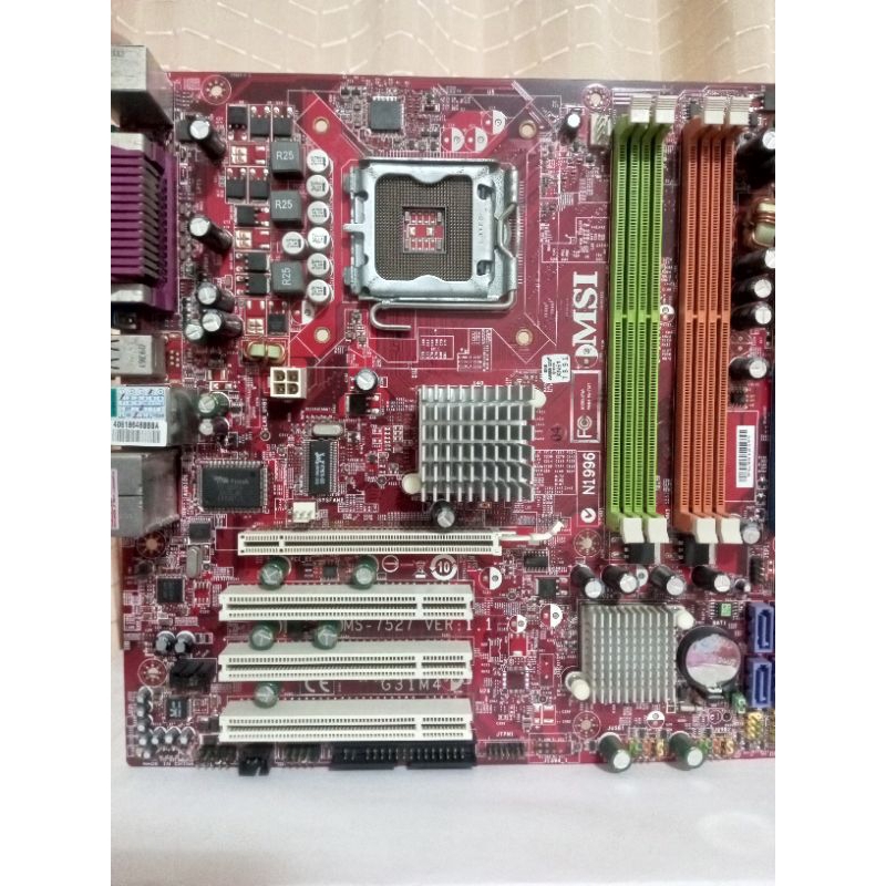 Mainboard 775 DDR2 MSI G31M4 Socket 775 | Shopee Thailand