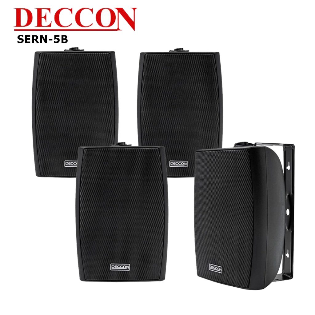 DECCON ลำโพงติดผนัง ตู้ลำโพงแขวนผนัง 5 นิ้ว 600วัตต์ รุ่น SERN-5B - สี ...