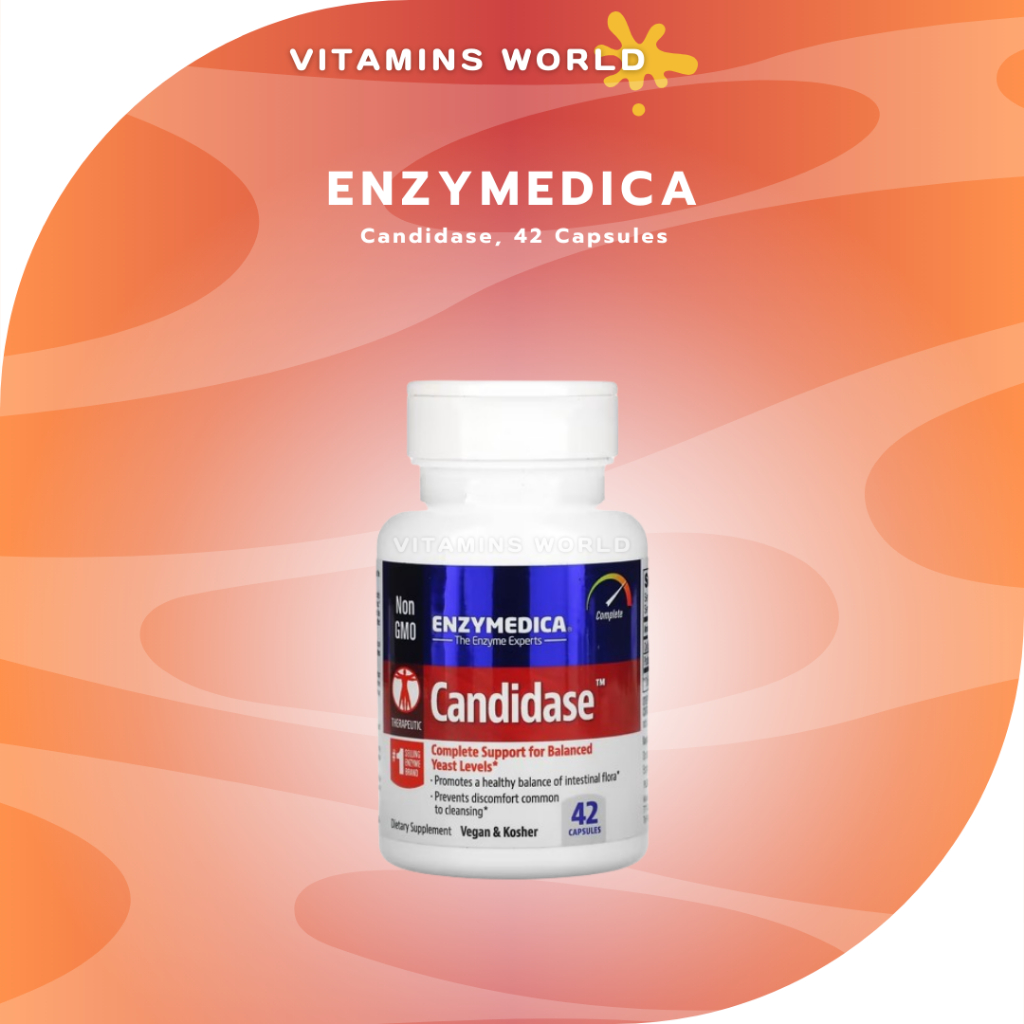 Enzymedica, Candidase, 42 Capsules (V.3322) | Shopee Thailand