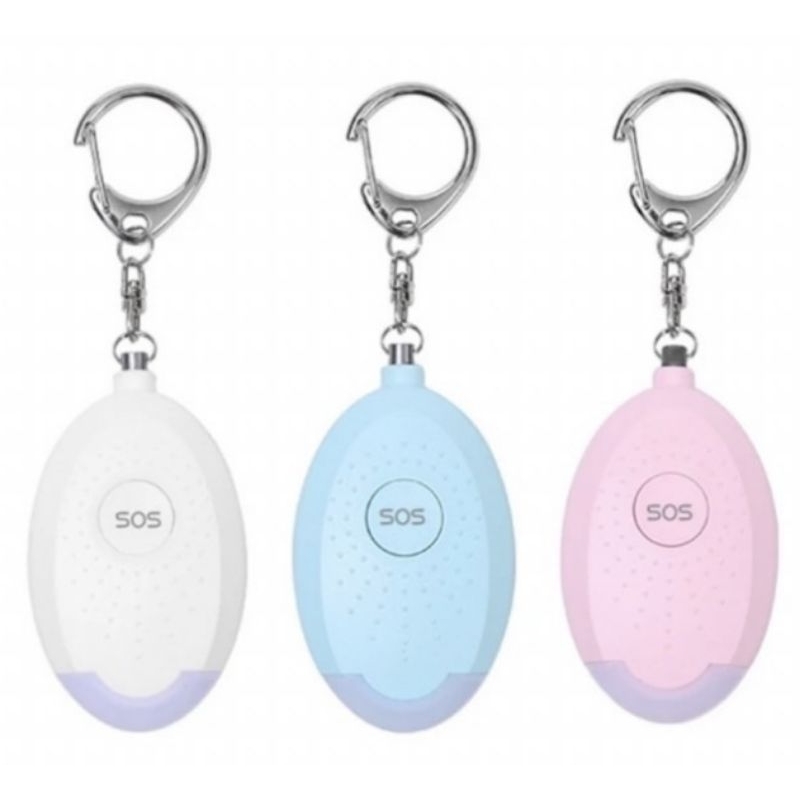 (ส่งจากกทม.) พวงกุญแจเตือนภัย Rechargeable Keychain Alarm Emergency SOS ...