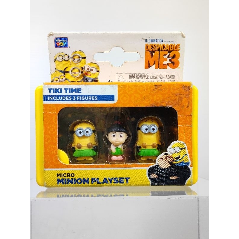 สินค้ามือ 2 MICRO MINION PLAYSET ฉาก TIKI TIME ของแท้ | Shopee Thailand