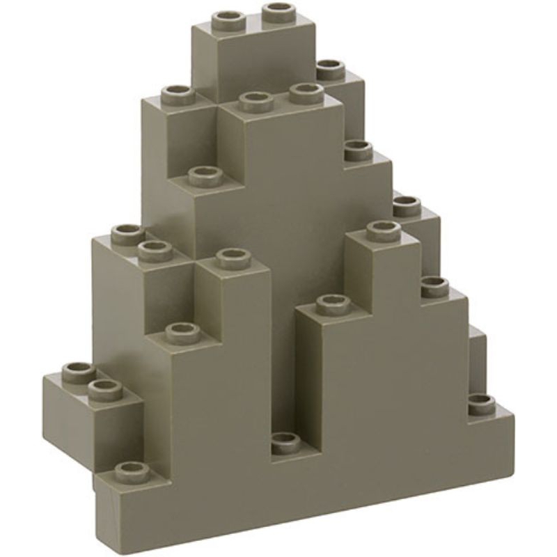 Lego Part - Rock Panel 3 x 8 x 7 Triangular (LURP) รหัส 6083 ฉากภูเขา ...