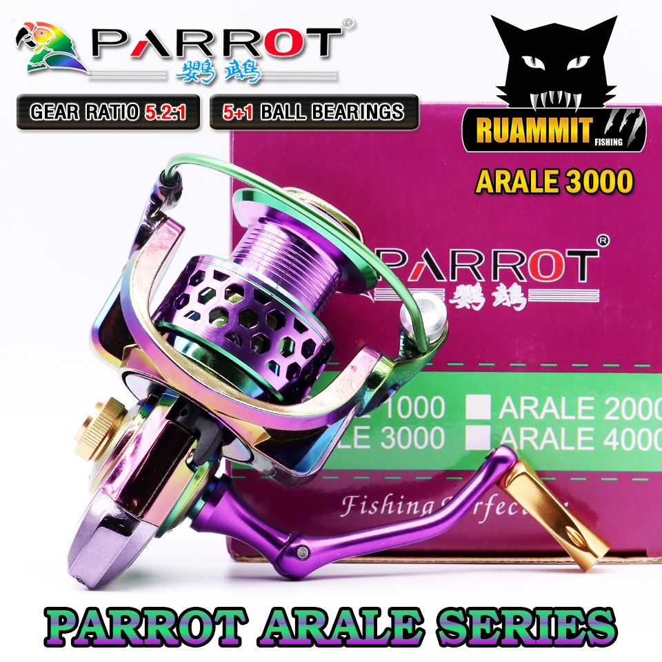 รอกสปินนิ่ง PARROT รุ่น ARALE SPINNING REEL PROFESSIONAL (มีให้เลือก ...