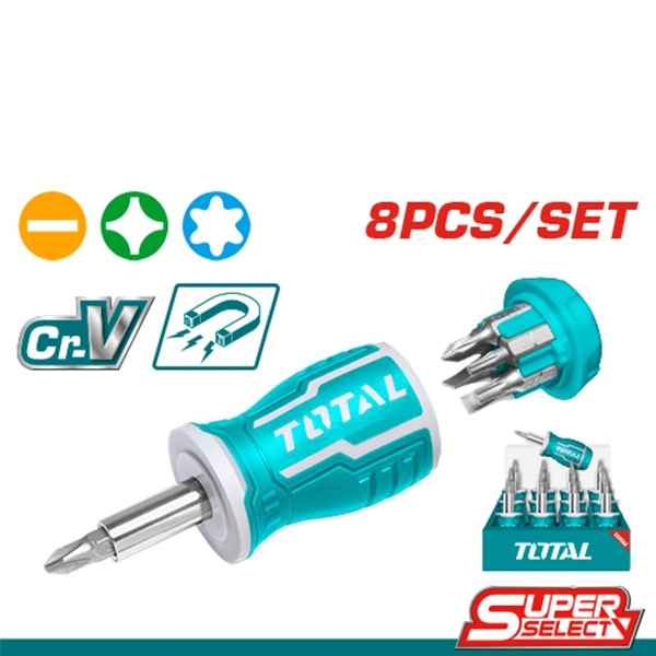 TOTAL ชุดไขควง 8 In 1 รุ่นTACSDS0706 | Shopee Thailand