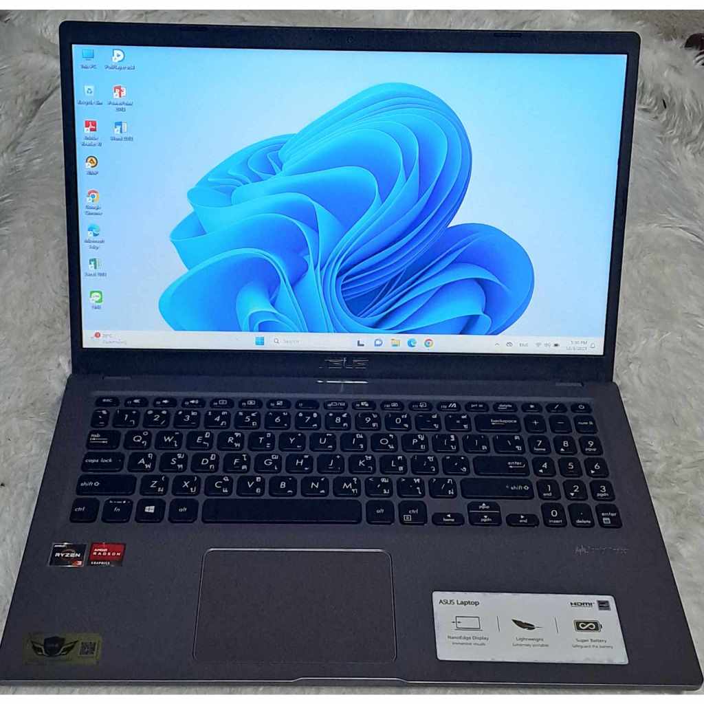 โน๊ตบุ๊คมือสอง AMD Ryzen 3 3250U Asus M515DA-BR302T จอ 15.6 inch ...