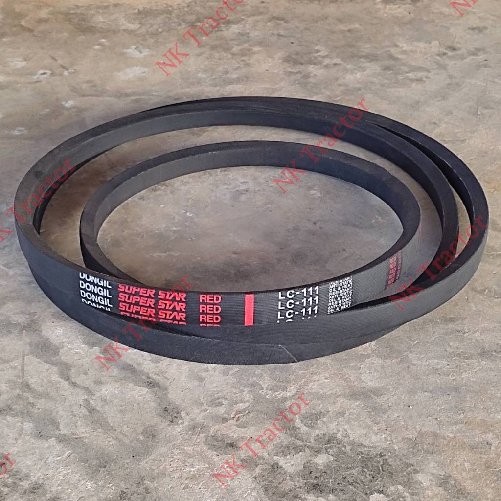 (สีแดง) แท้100% Made in Korea สายพาน เรียบ LC111 สายพานลูกนวด AW82V ยันม่าร์ Dongil Super Star ...