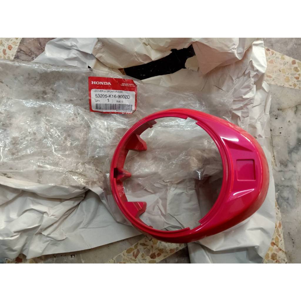 ฝาครอบไมล์ ตัวบน สีชมพู Honda Scoopy ปี 2013 Gen 2 ไฟเลี้ยวบังลม ...