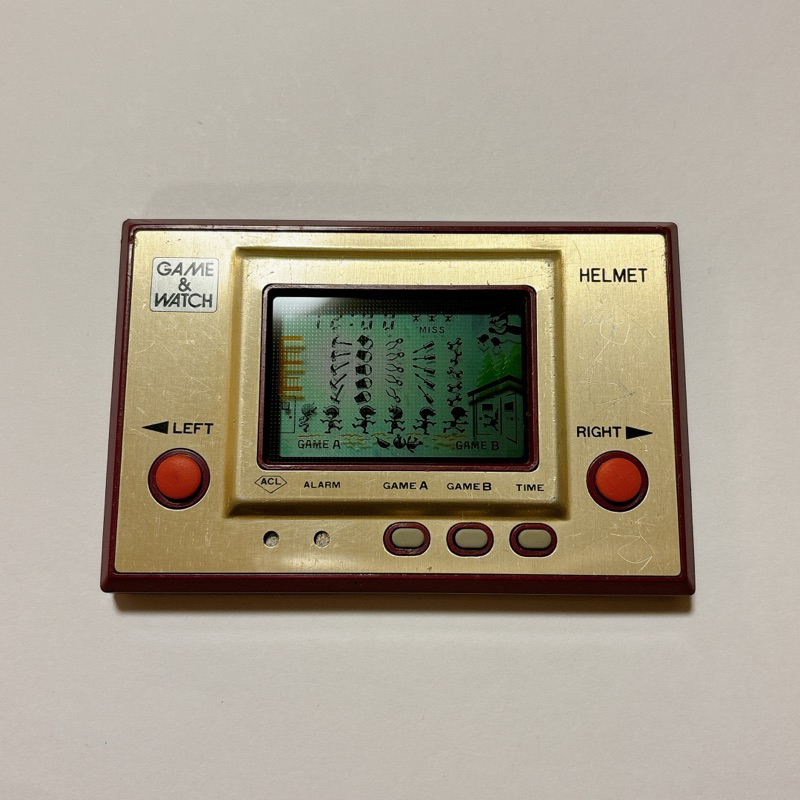 หมวกกันน็อค Nintendo Game And Watch 1981 ส่งตรงจากญี่ปุ่น หายากมาก ...