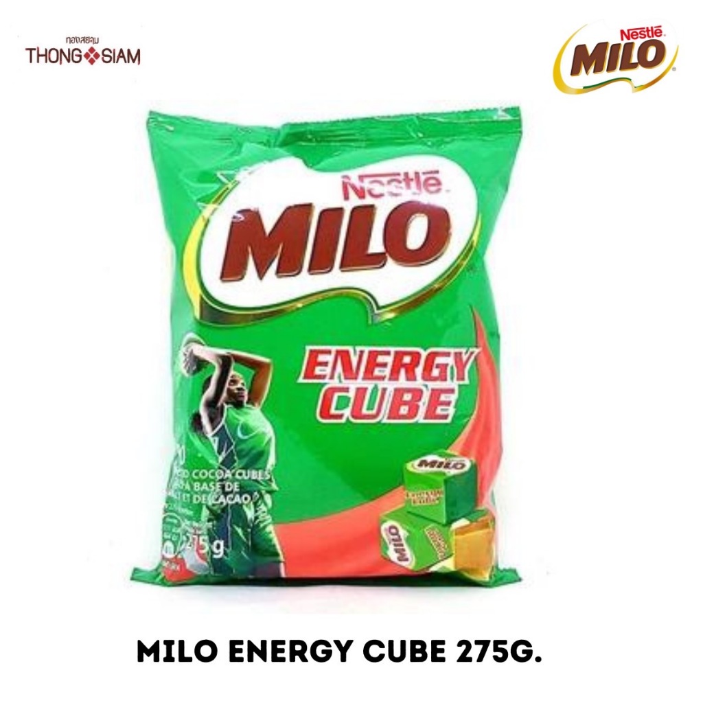 Milo Energy Cube ไมโลคิวป์ (1 ห่อ มี 100 เม็ด) ขนาด 275 กรัม(g.)BBE:09/ ...
