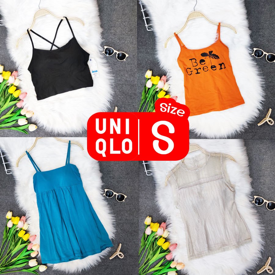Uniqlo/Gu แท้ Bra Top เสื้อกล้ามฟองน้ำในตัว งานป้าย/ไม่ป้าย | Shopee Thailand