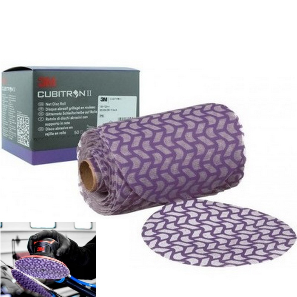 img 3M Cubitron II Net Disc Roll, 150 mm, 50 Discs เบอร์ 80 120 150 180 ...