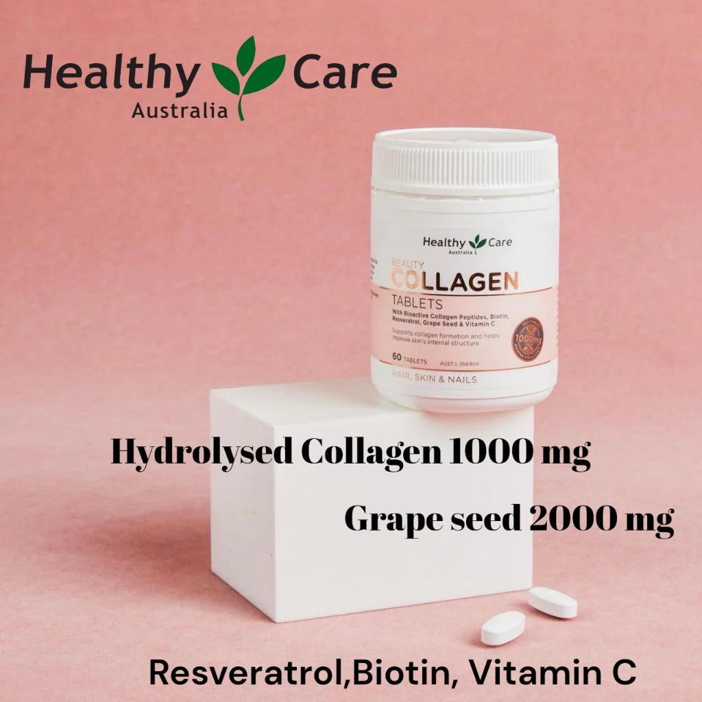 Healthy Care Beauty Collagen Tablets 60 tablets | Shopee Thailand