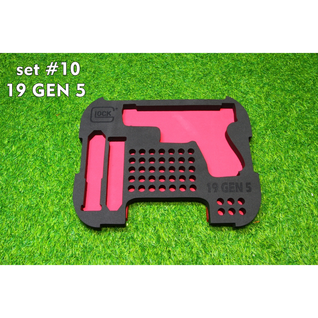 GLOCK 19 GLOCK 26 และ SIG SAUER P365 โฟม EVA ตัดเข้ารูปกล่องเดิม ...