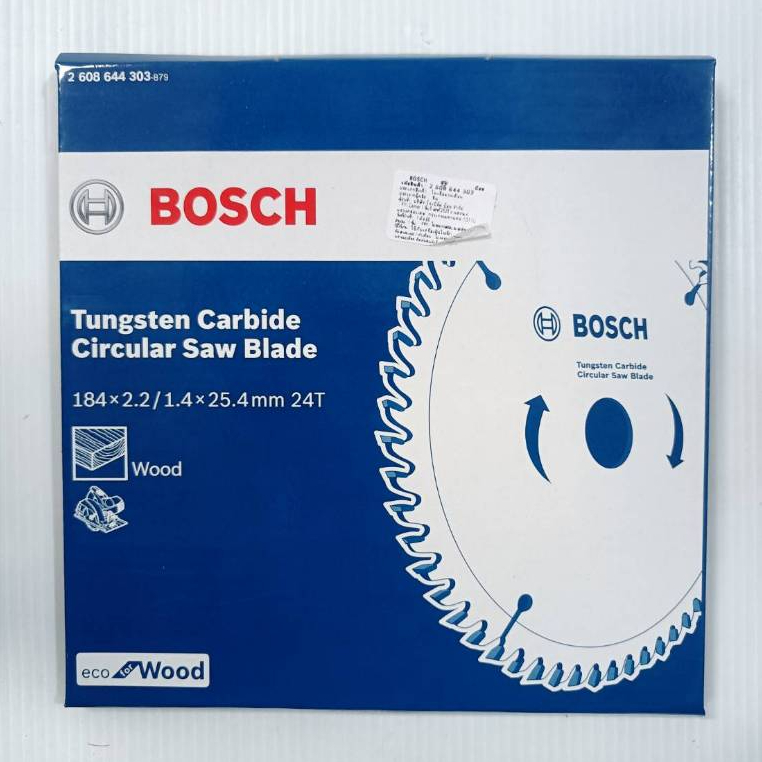 BOSCH ใบเลื่อยวงเดือน ( ตัดไม้ 7 นิ้ว 24 ฟัน ) รุ่น 2608644303 ECO FOR ...