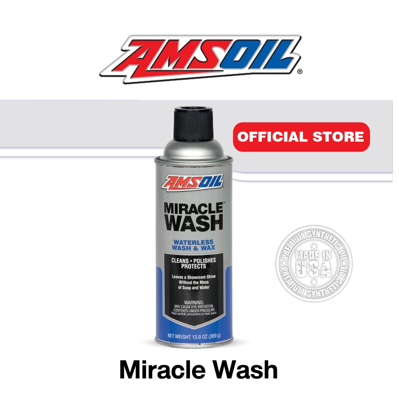 (A-066AMWSC) AMSOIL Miracle Wash สเปรย์สังเคราะห์ทำความสะอาดและเคลือบ ...
