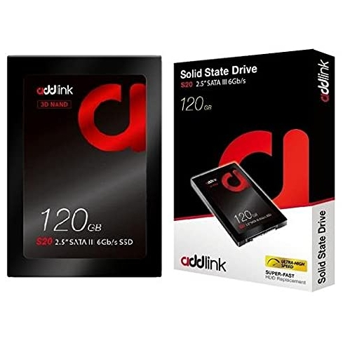 120 GB SSD (เอสเอสดี) ADDLINK S20 SATA (AD120GBS20S3S) การรับประกัน3 ปี ...