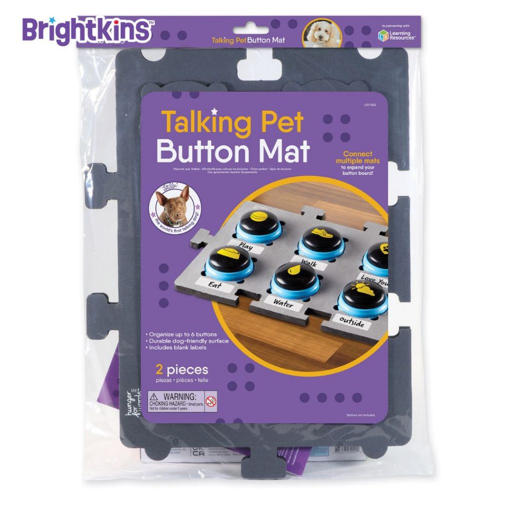 Brightkins Talking Pet Button Mat แผ่นรองที่ใส่ปุ่ม สำหรับชุดเซ็ทฝึก ...