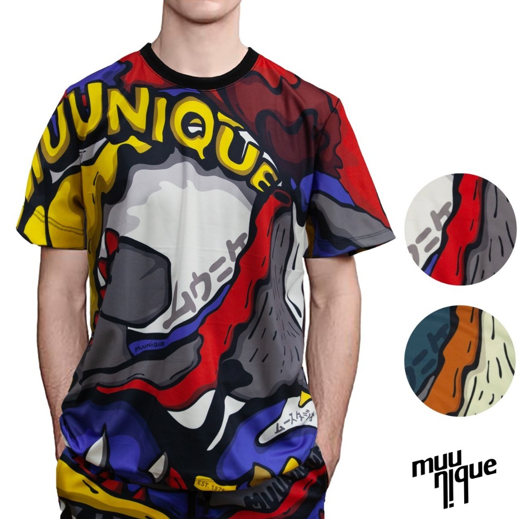 MUUNIQUE T-shirt เสื้อยืด รุ่น Dinosaur MN | Shopee Thailand