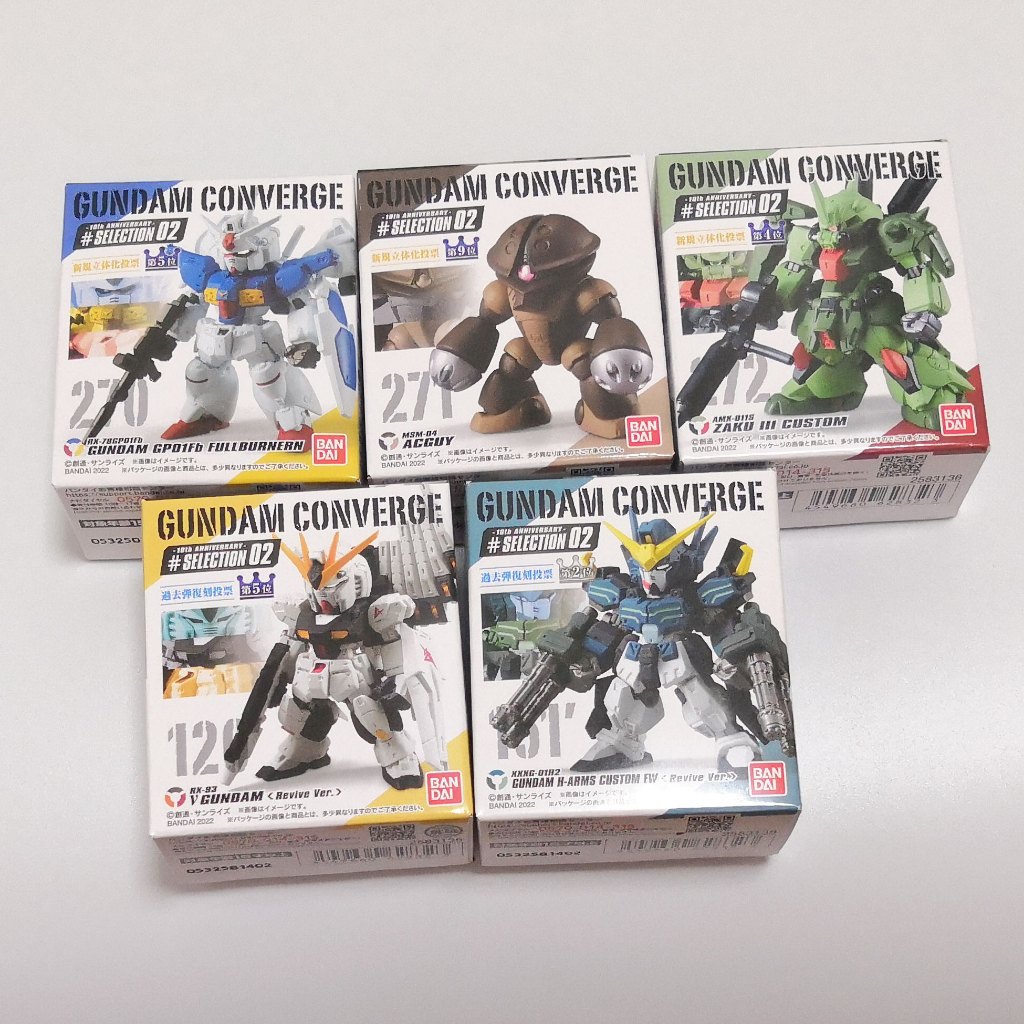 FW Gundam Converge 10th Anniversary Memorial Selection 02 กันดั้ม คอนเวิร์จ ฉลอง 10 ปี ชุดที่ 2 ...