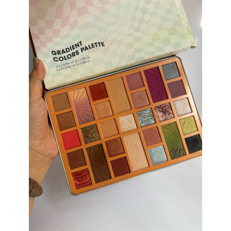 ใช้ไป 2 หน้า Sephora gradient color’s eyeshadow | Shopee Thailand