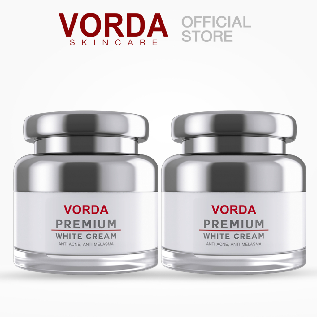 [ 2 กระปุก ] Vorda Cream ครีมวอร์ด้าน้ำนมข้าว ลดการเกิดสิว ลดรอยดำแดง ผิวเนียนกระชับ นุ่มชุ่ม ...