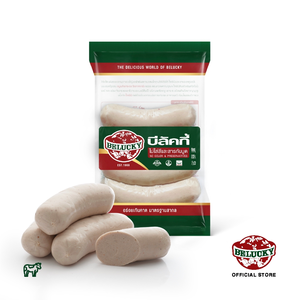 Belucky บีลัคกี้ Veal Sausage 4" วิล ซอสเซจ 4 นิ้ว (500g / 1,000g) | Shopee Thailand