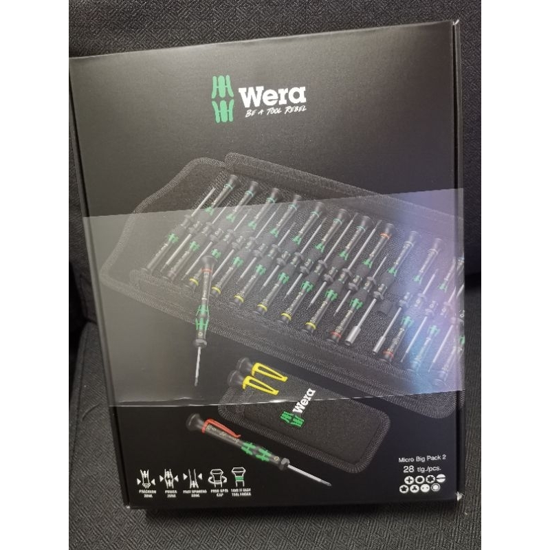 ชุดไขควง Kraftform Micro Big Pack 2 Code Nr.:05134027001 Wera | Shopee ...