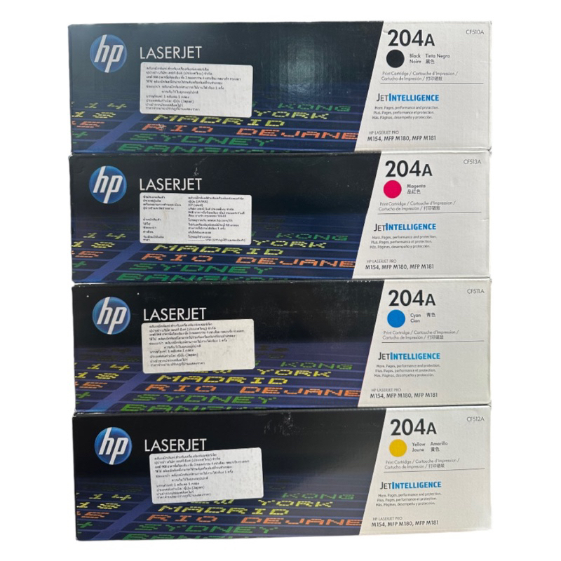 HP 204A CF510A HP เบอร์ 204A รหัส CF510A Black , CF511A C, CF512A Y ...
