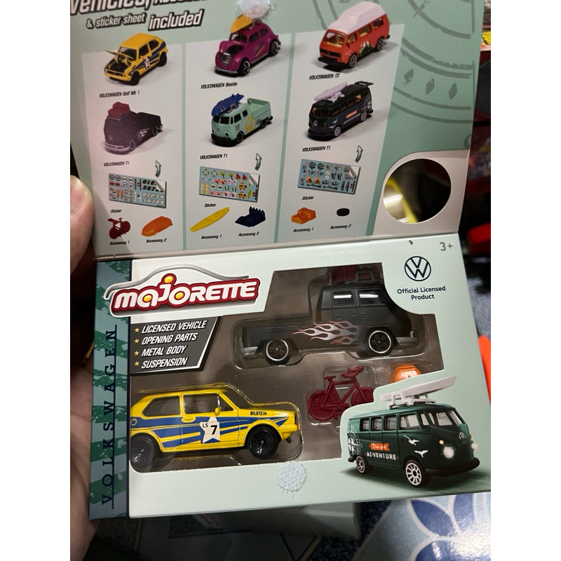 รถโมเดล รถโมเดลเหล็ก Majorette VW Life Style 2 PCs Set 21 205 5006 ...