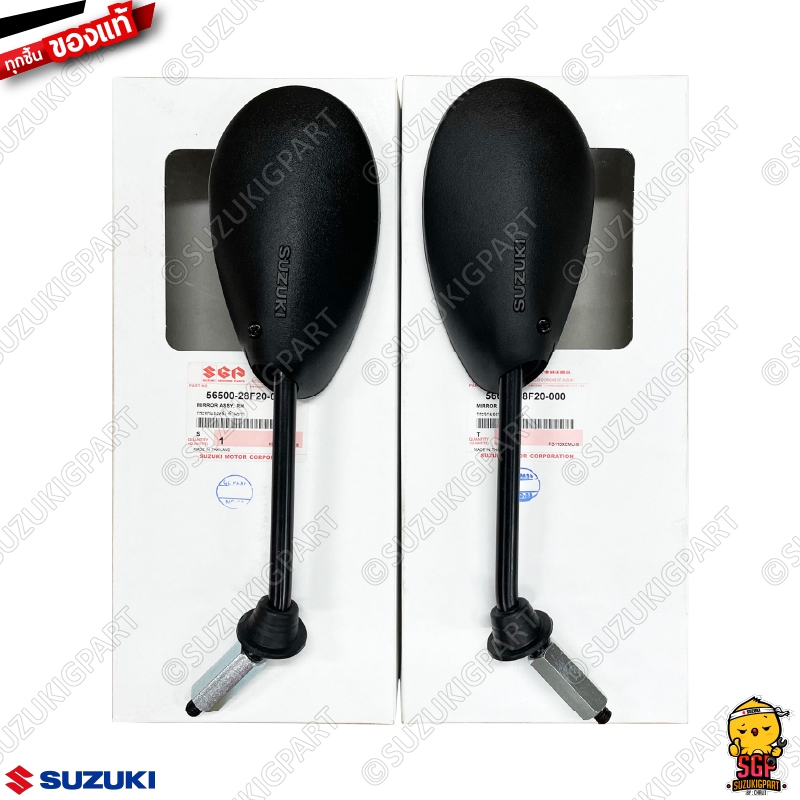 กระจกมองหลัง MIRROR ASSY, REAR VIEW แท้ Suzuki Smash 110 Junior กันตก 1 ...