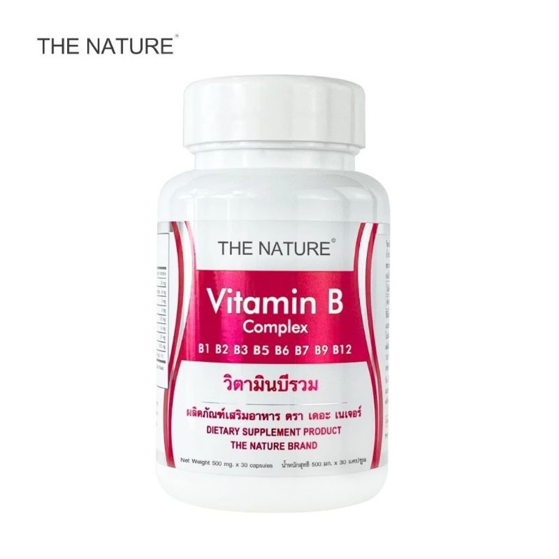 The Nature Vitamin B Complex่วิตามินบีรวม1 bottle contains 30 capsules ...