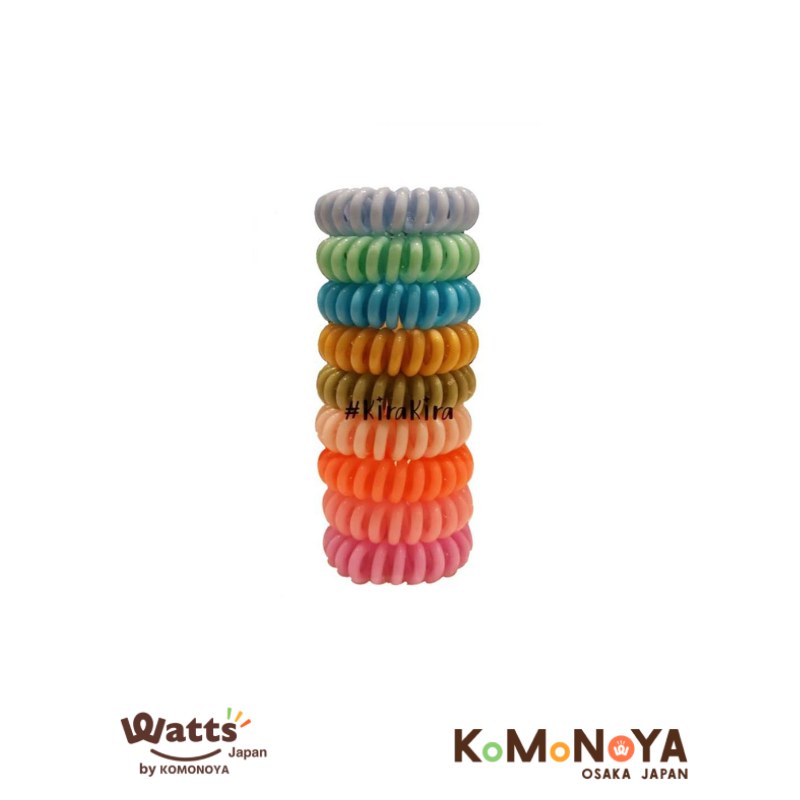 Komonoya ยางรัดผมเกลียวS9 คละสีหวานV3 | Shopee Thailand