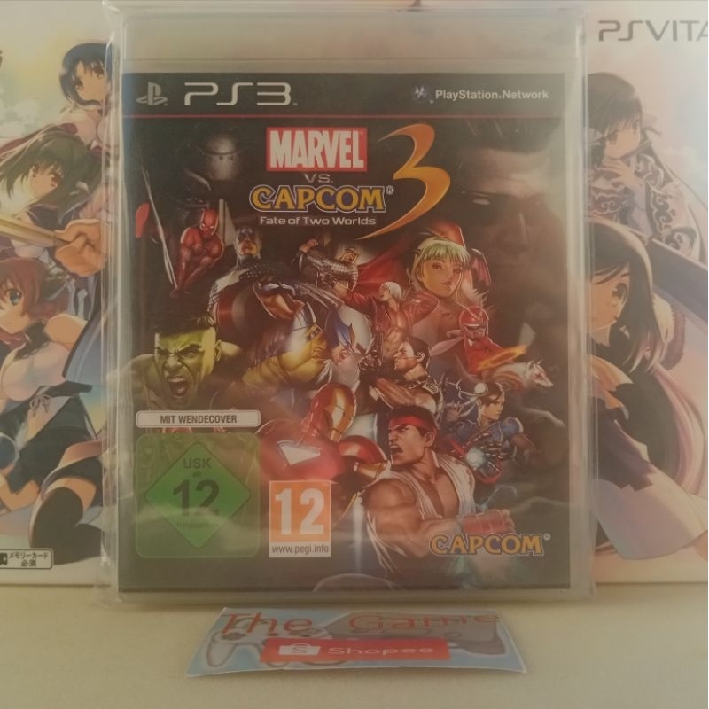 (PS3) เเผ่น เกมส์ PS3 Marvel vs Capcom 3 Fate of two World ZONE 2 EU ...
