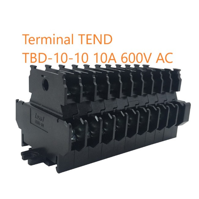Terminal TEND : TBD-10-10 10A 600V AC | Shopee Thailand