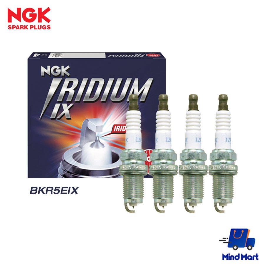 หัวเทียนรถยนต์ IRIDIUM NGK BKR5EIX (6341) 4หัว/กล่อง | Shopee Thailand