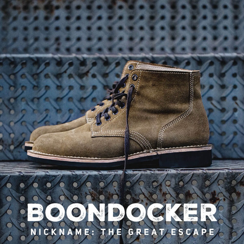 goat leather american boondocker boots | Shopee Thailand