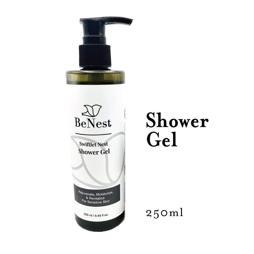 เจลอาบน้ำผสมสารสกัดรังนก: BeNest Swiftlet Nest Shower Gel 250ml | Shopee Thailand