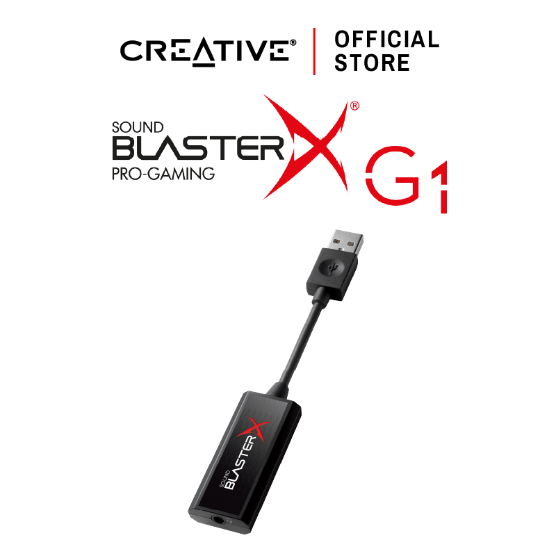 CREATIVE SOUND CARD Sound Blaster G1 External USB Sound Card รองรับ ...