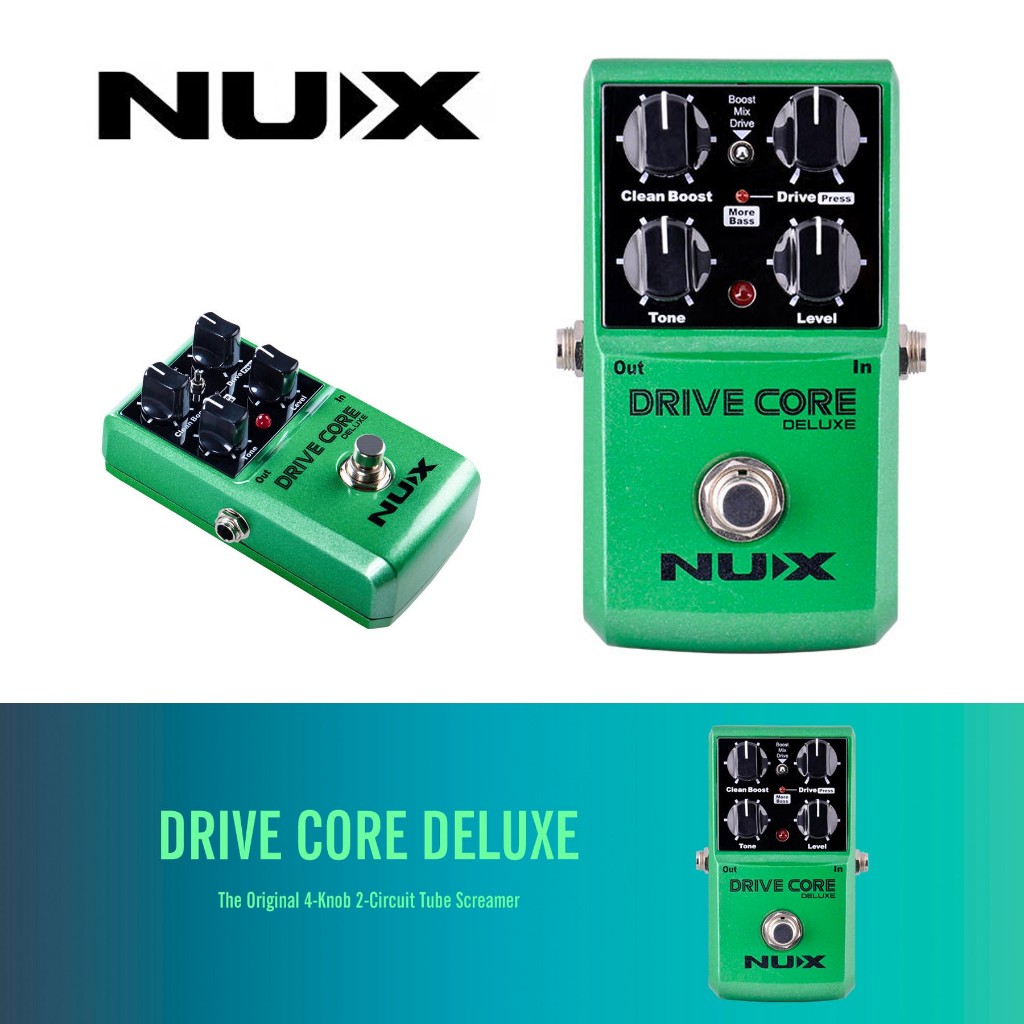 เอฟเฟคกีตาร์ Nux Drive core deluxe เอฟเฟคกีตาร์โอเวอร์ไดร์ | Shopee ...