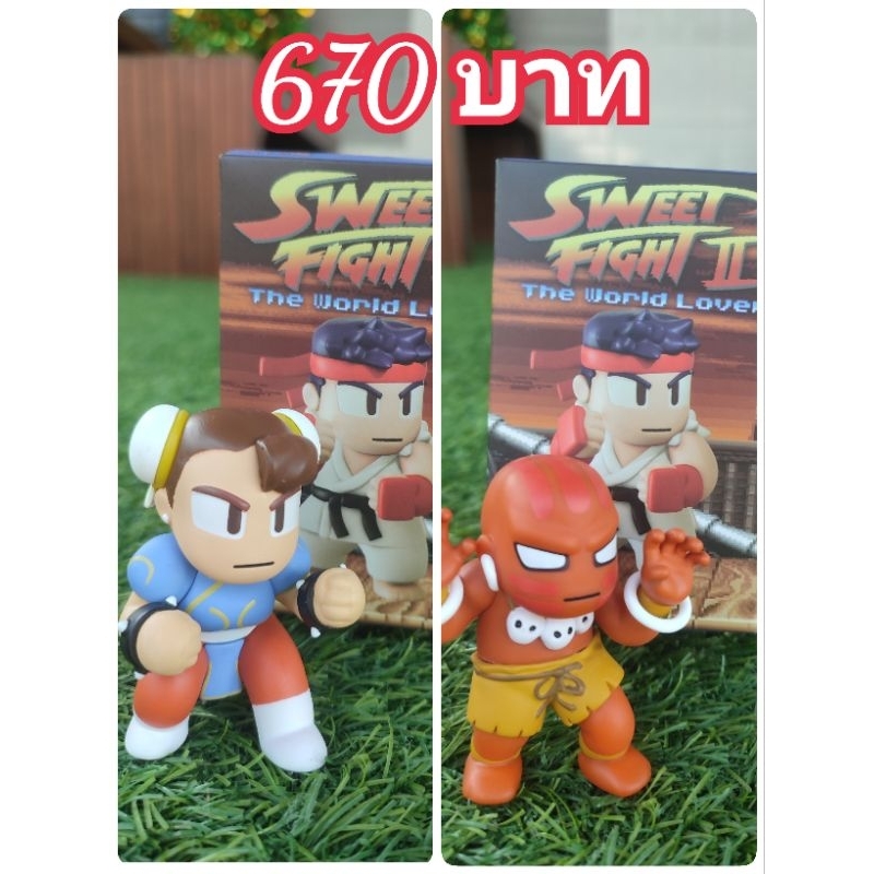 งานแท้[Art Toy] นักสู้ Street Fighter [Sweet Figth 2] งานจากกล่องสุ่ม ...