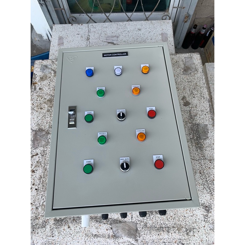 Motor Controller Center ตู้ควบคุมมอเตอร์แบบ AUTO/MAN | Shopee Thailand