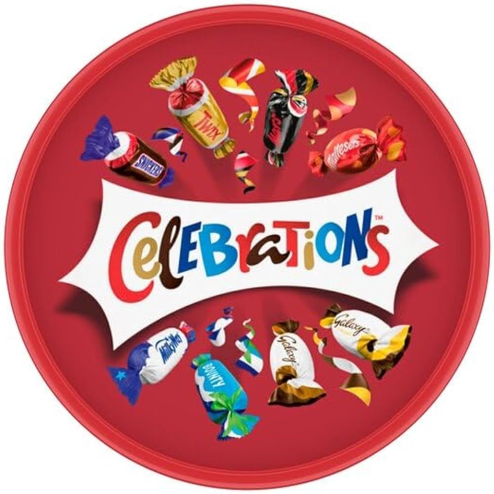 MARS CELEBRATIONS Extra Large Chocolate Share / Gift Box - Assortment ...