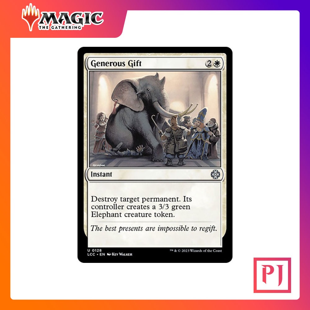 [MTG] Generous Gift [LCC] [WHITE] [UNCOM] [NORMAL] [ENG] (การ์ดเมจิค ...